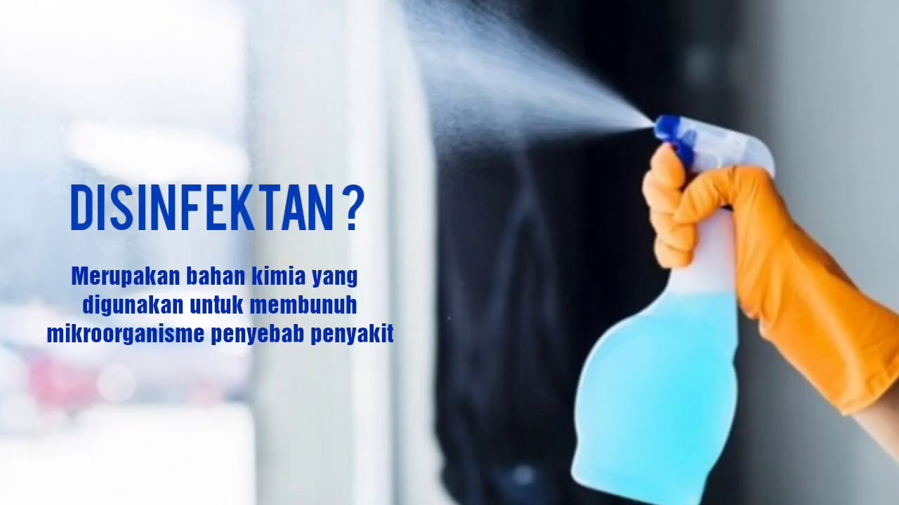 Cara membuat disinfektan sederhana - YouTube