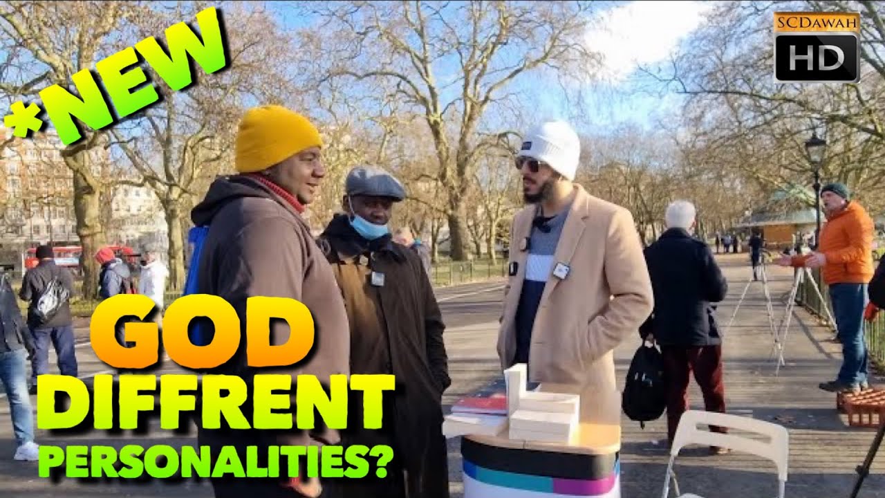 God different personalities? Ali Dawah Vs Christian | Speakers corner | Hyde Park - YouTube