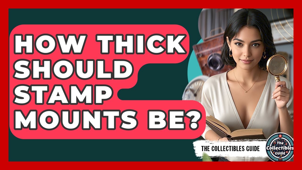 How Thick Should Stamp Mounts Be? - The Collectibles Guide - YouTube