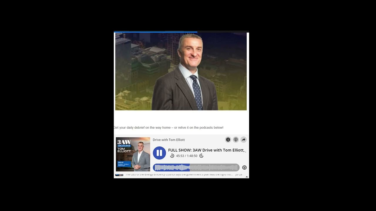 3AW Drive - Thursday July 27 2023 - YouTube