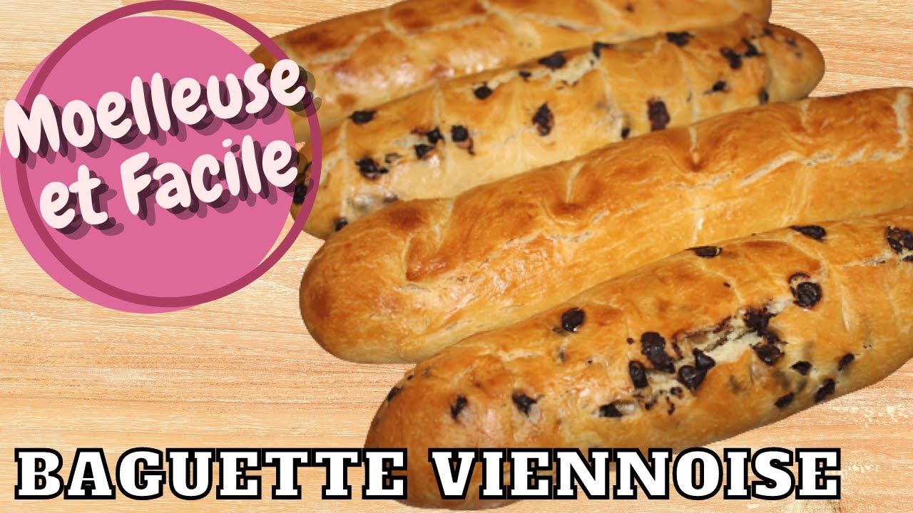 Recette De Baguette Viennoise Moelleuse - YouTube