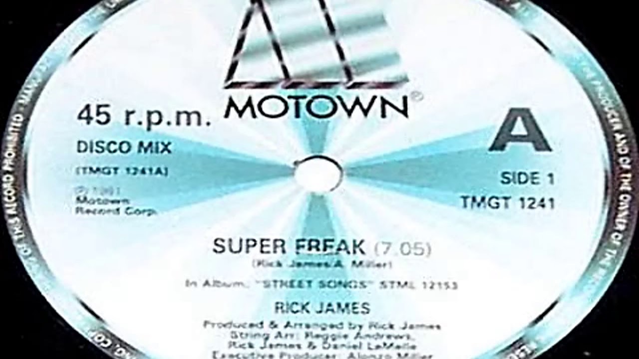 Rick James - Super Freak - ( 12" Version ) - YouTube