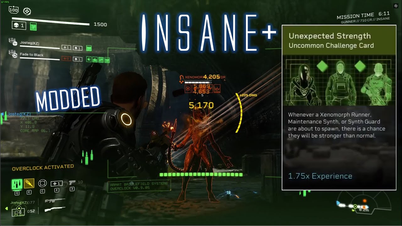 [AFTE] 2-2 MODDED INSANE CHALLENGE: "Unexpected Strength" (fodder have a chance to spawn as ...