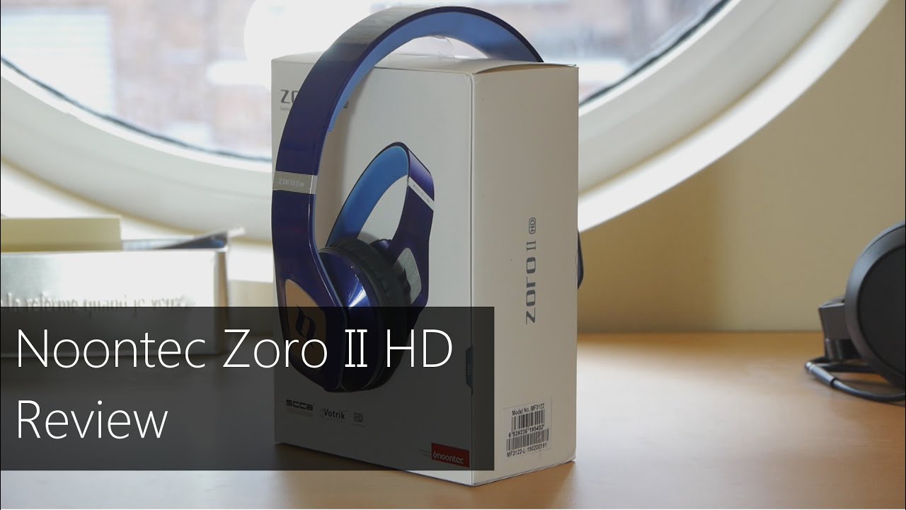 Noontec Zoro II HD headphone Review - YouTube