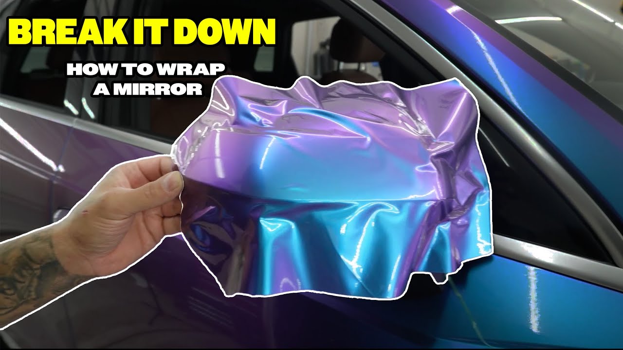 EASIEST WAY TO WRAP A MIRROR - Beginners Guide - YouTube