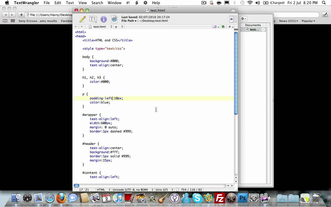 Web Design Tutorial Basic Html And Css Explanation Youtube 0436
