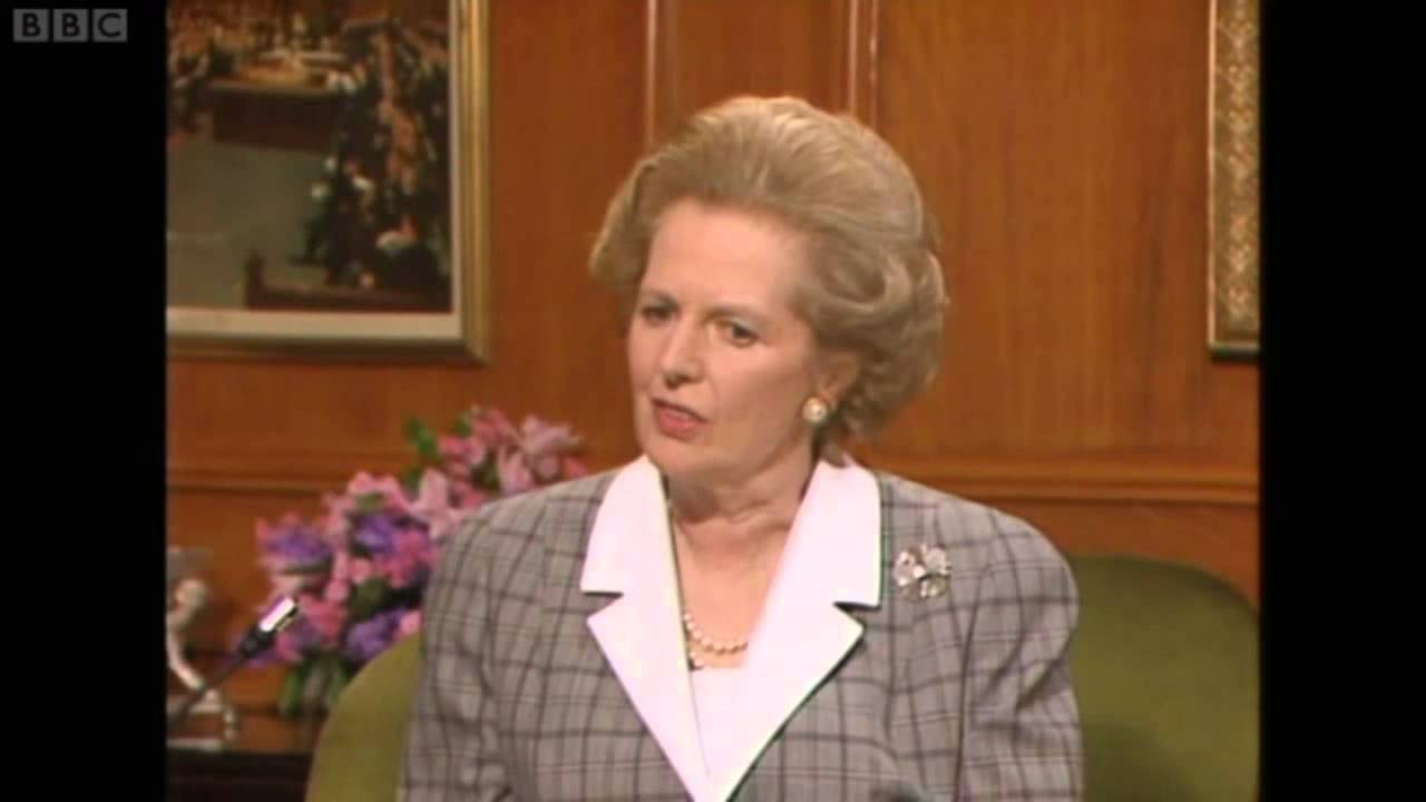 Margaret Thatcher's Definition of Thatcherism - YouTube