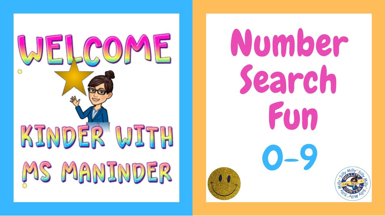 Number Search Fun 0-9 /Tally Mark /Count - YouTube