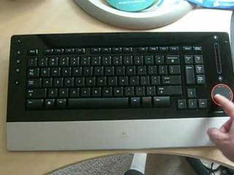 Logitech diNovo Edge Keyboard - YouTube