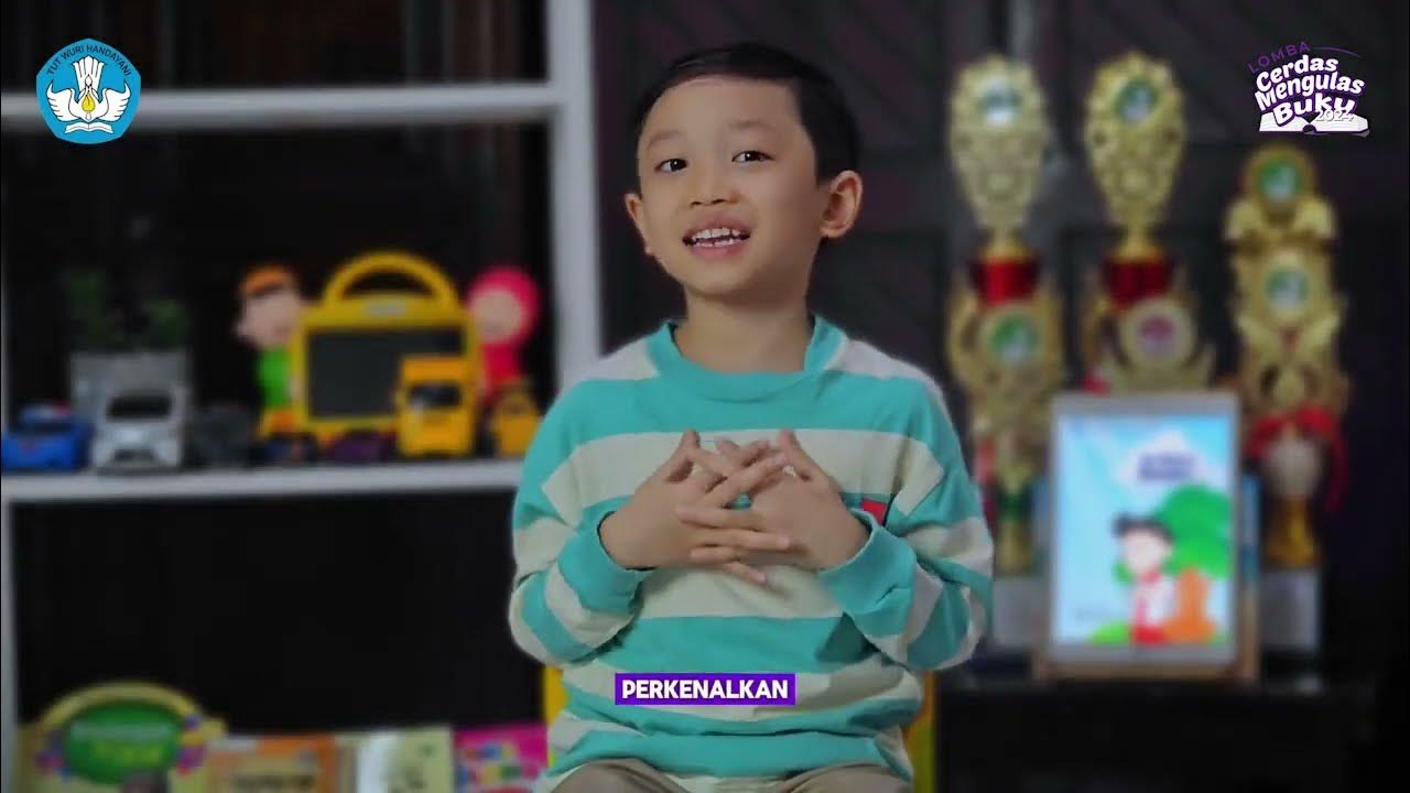 Peringkat 1 Lomba Cerdas Mengulas Buku Jenjang PAUD - Fathan Ahmad Al Fatih - YouTube