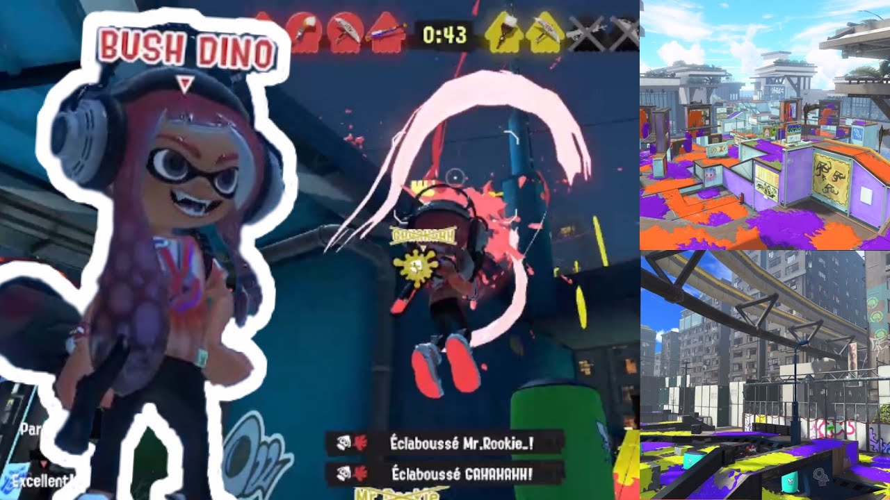 MORE SPLATOON 3 TENTA BRELLA GAMEPLAY ! On Museum d’Alfonsino & Eeltail ...