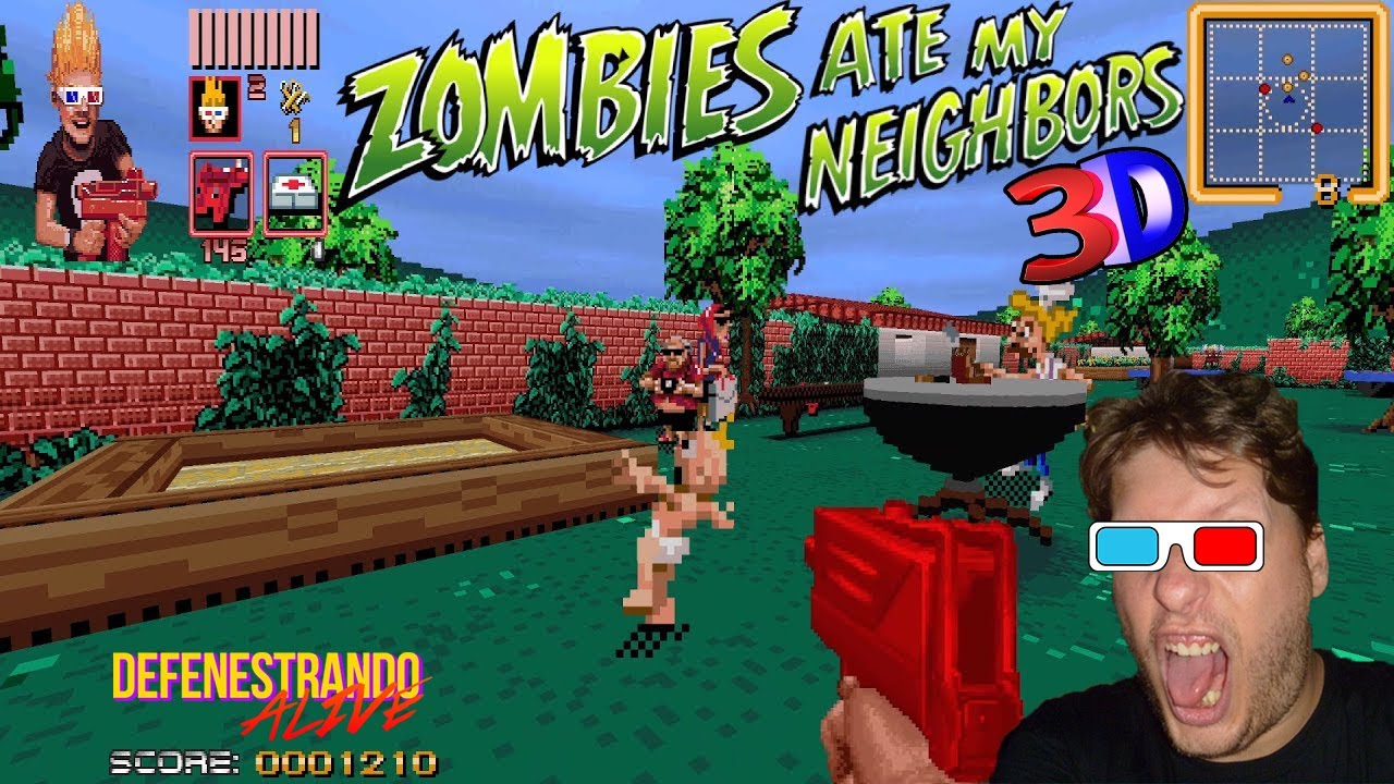 Zombies Ate My Neighbors 3D | Parte Funcional | Defenestrando ALIVE ...