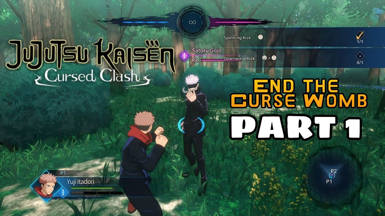 Jujutsu Kaisen Cursed Clash Gameplay Walkthrough [End the Curse Womb ...