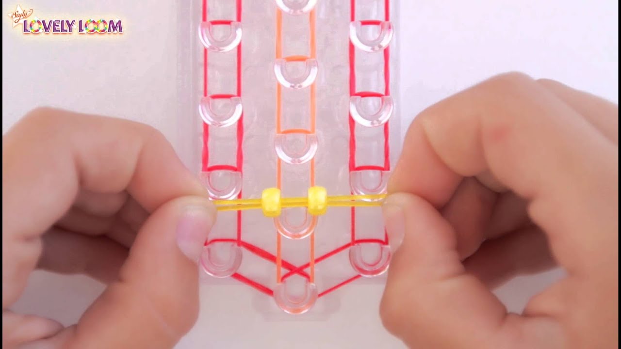So Styly: Lovely Loom - Double Bead Ladder Bracelet - YouTube