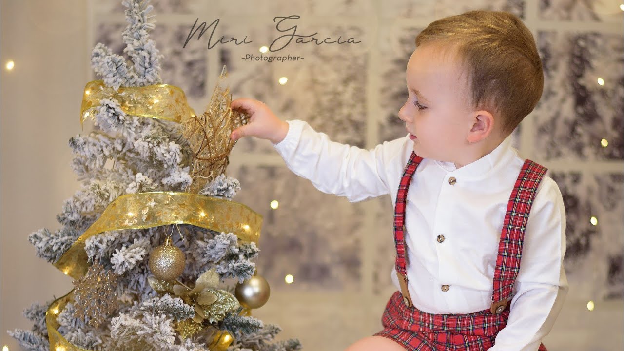 COMO MONTAR TU ESCENARIO NAVIDEÑO PARA SESIONES DE NAVIDAD - YouTube