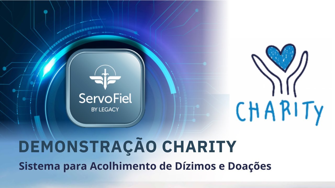 Sistema Charity Smart - Acolhimento de Dízimos e Doações - Demonstração ...