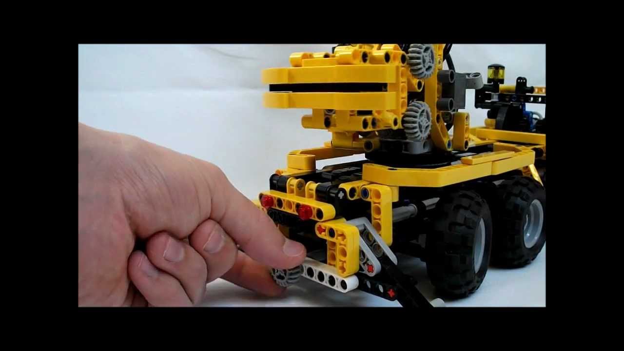 Lego Technic studless pneumatic crane truck by Cypr-21 - YouTube