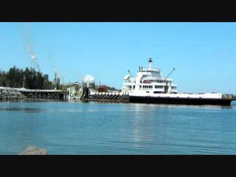 Time Lapse Crofton,BC Ferries ships. Vancouver Island British Columbia ...