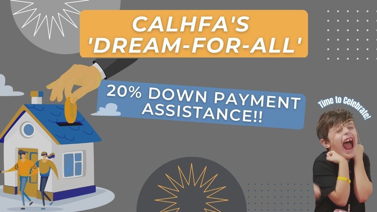 What is CalHFA's new "Dream For All" Down Payment Assistance Program? (Explained in depth) - YouTube