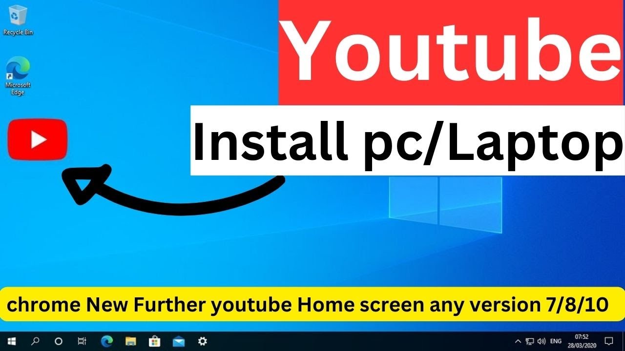 how to install YouTube of your computer/Laptop. #smart user video ...