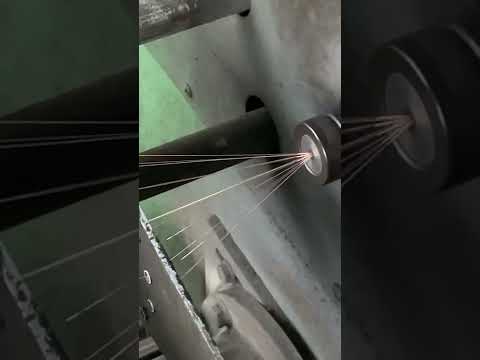 Stranding copper conductor | electric wire manufacturing process - YouTube