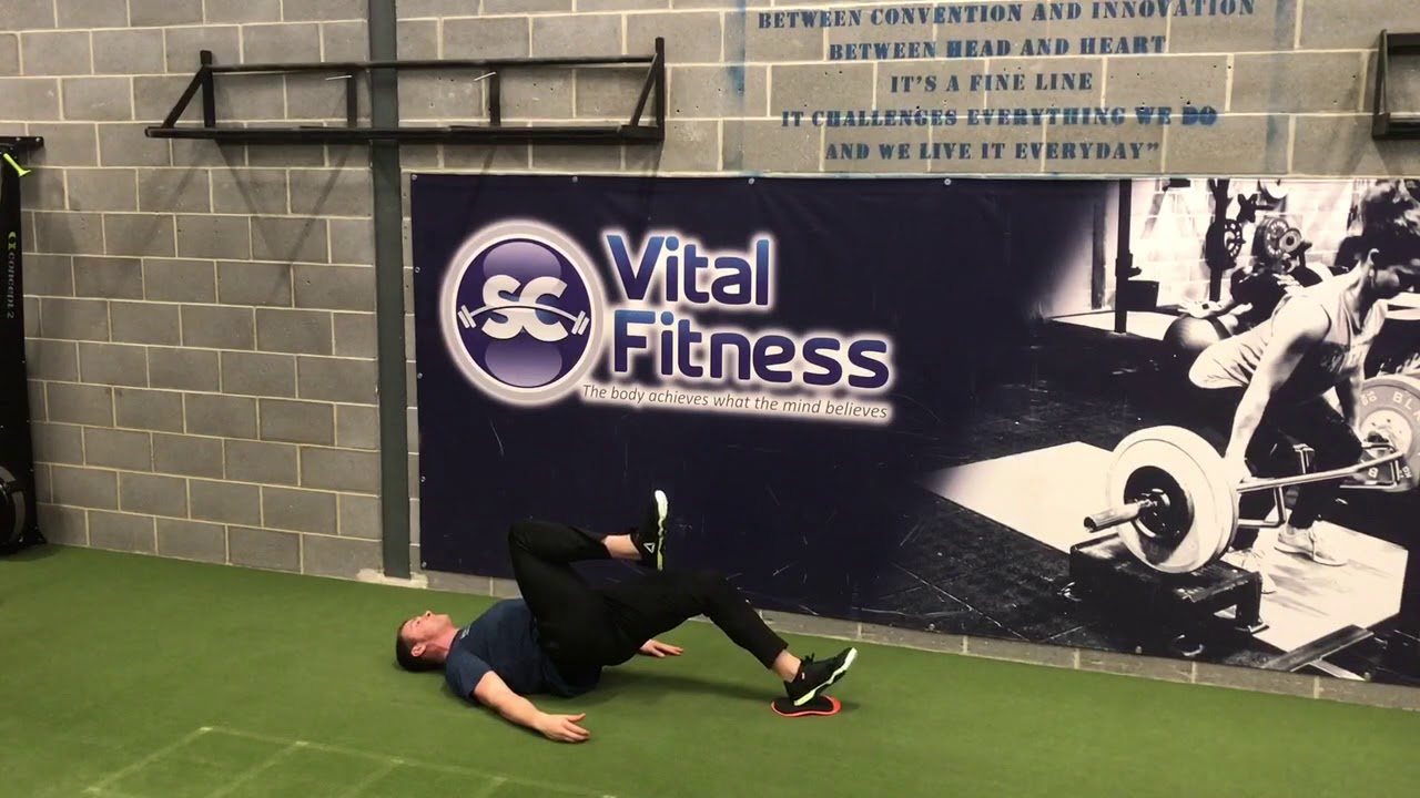 SC Vital Fitness - Single Leg Slider Curl Eccentric - YouTube