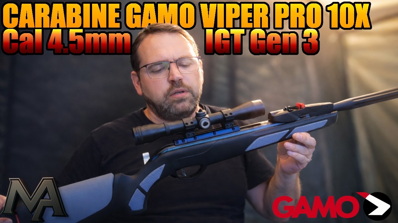 Gamo Viper pro 10x igt gen3 4.5mm 19.9 joules ! très bon compromis ...