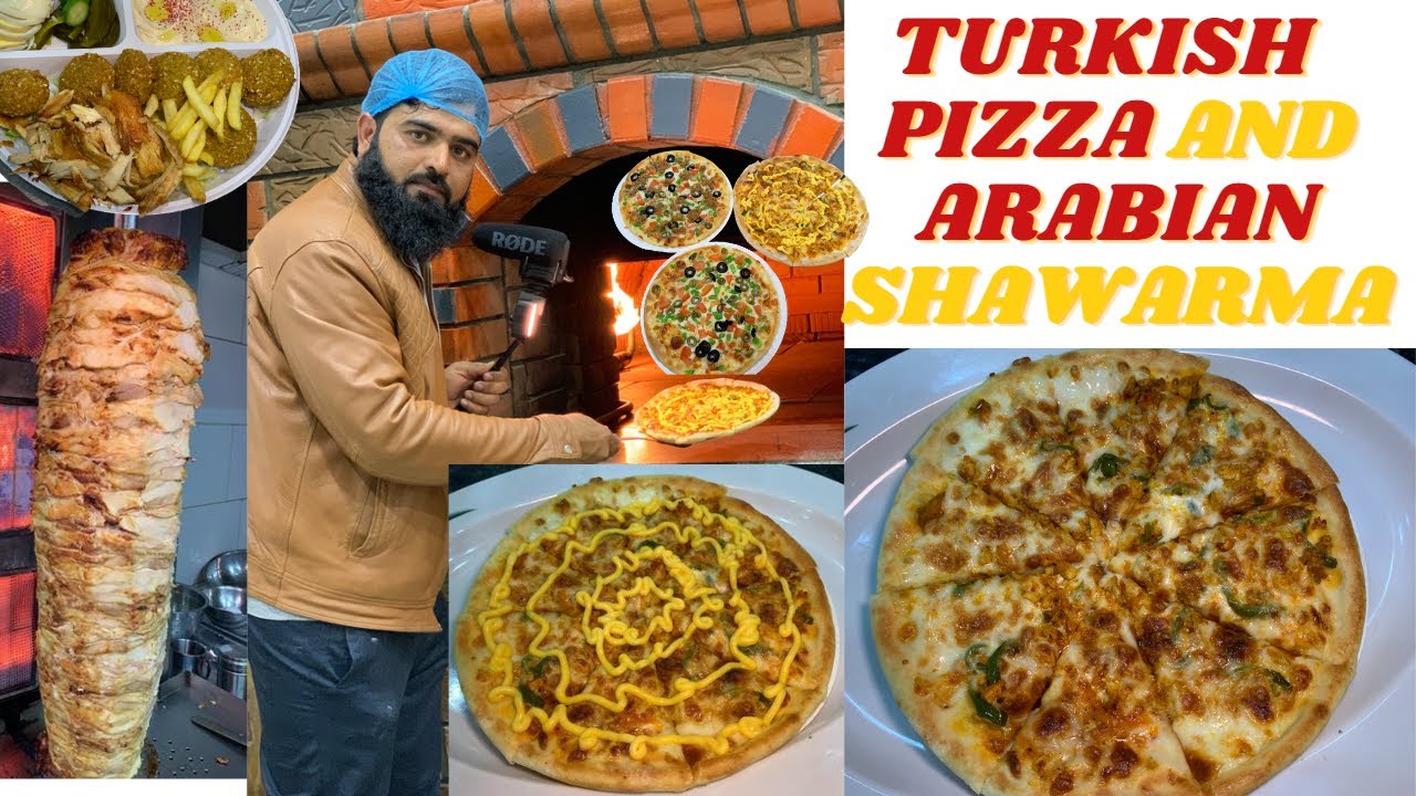 Turkish Pizza in Arabian Style | Shawarma chicken | Chicken burger ...