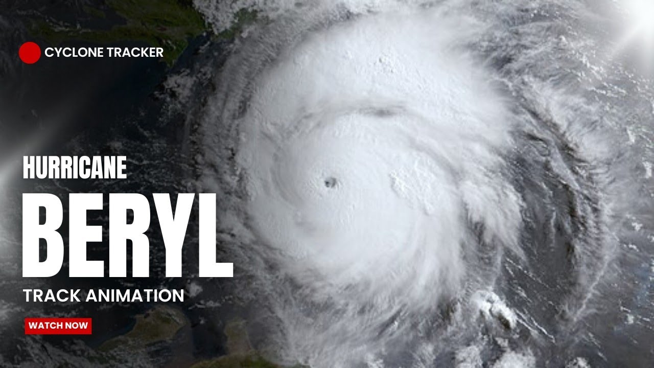 The Track of Hurricane Beryl 2024 - YouTube