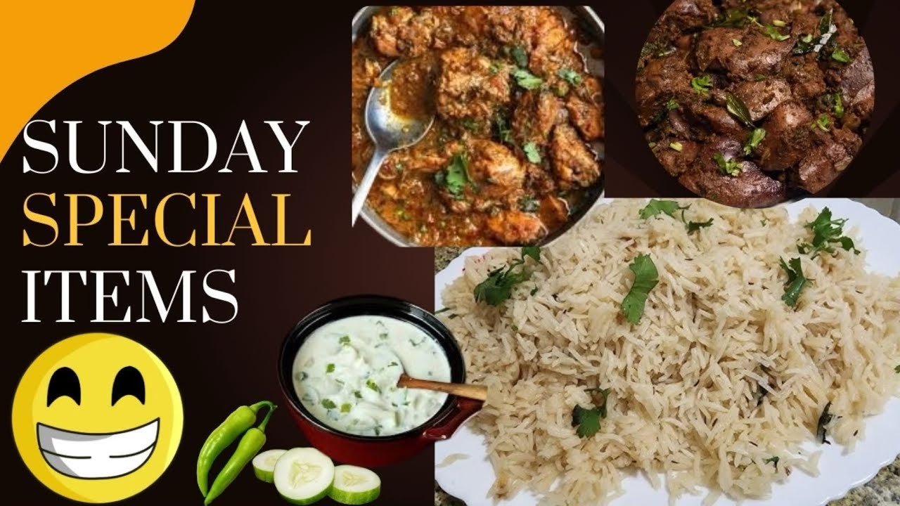 Sunday special items #youtube - YouTube
