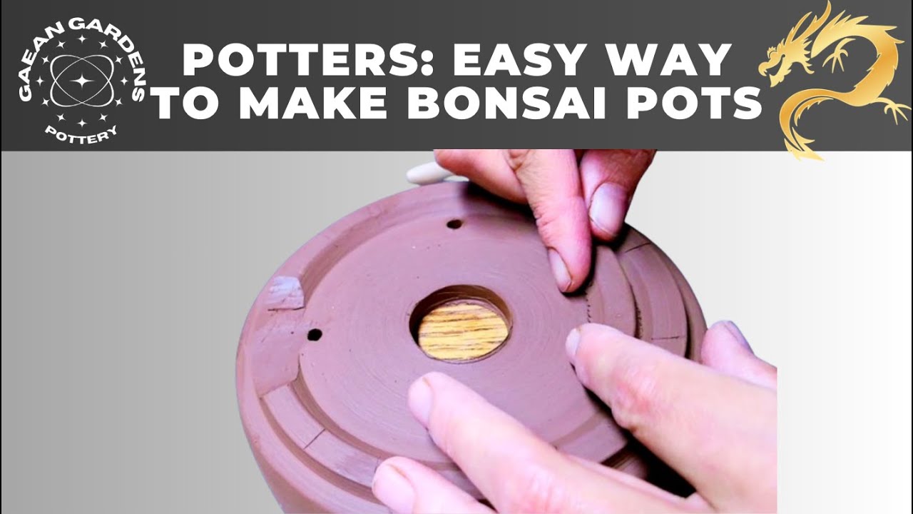 Potters- bonsify your pots! Easy way to cut out feet for a bonsai pot ...