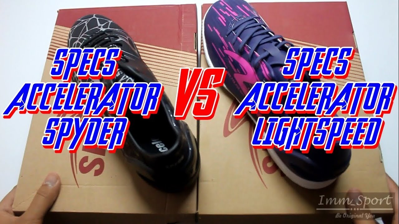 SPECS ACCELERATOR LIGHTSPEED VS SPECS ACCELERATOR SPYDER - YouTube