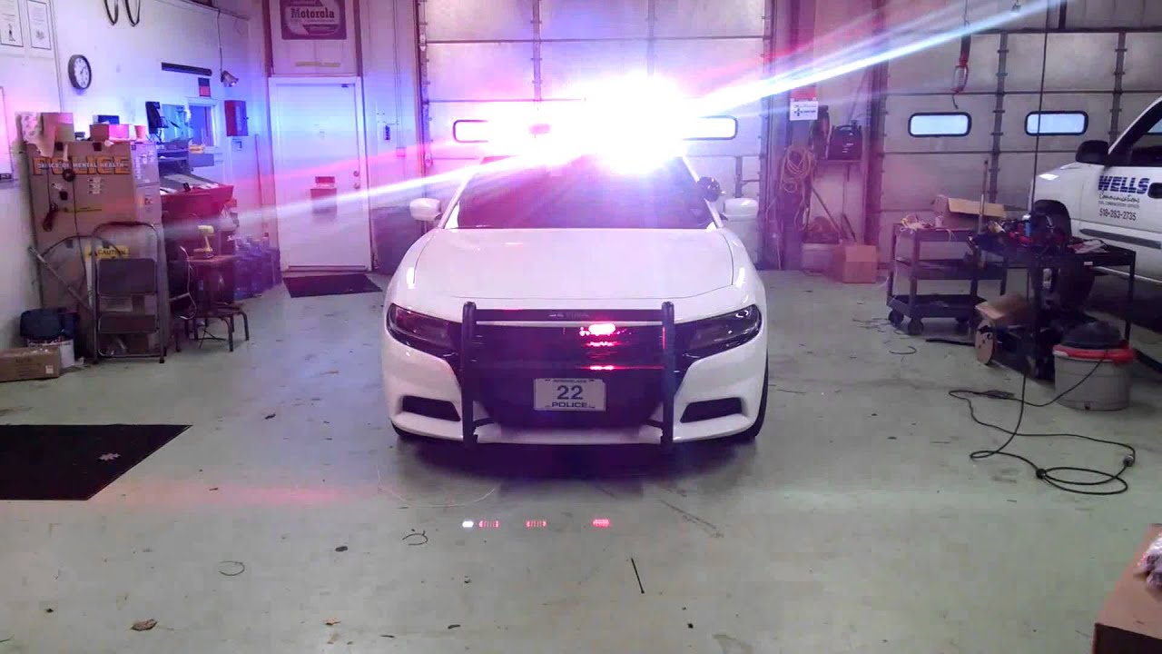 2015 Dodge Charger Police Package upgraded factory LED flashers Front ...