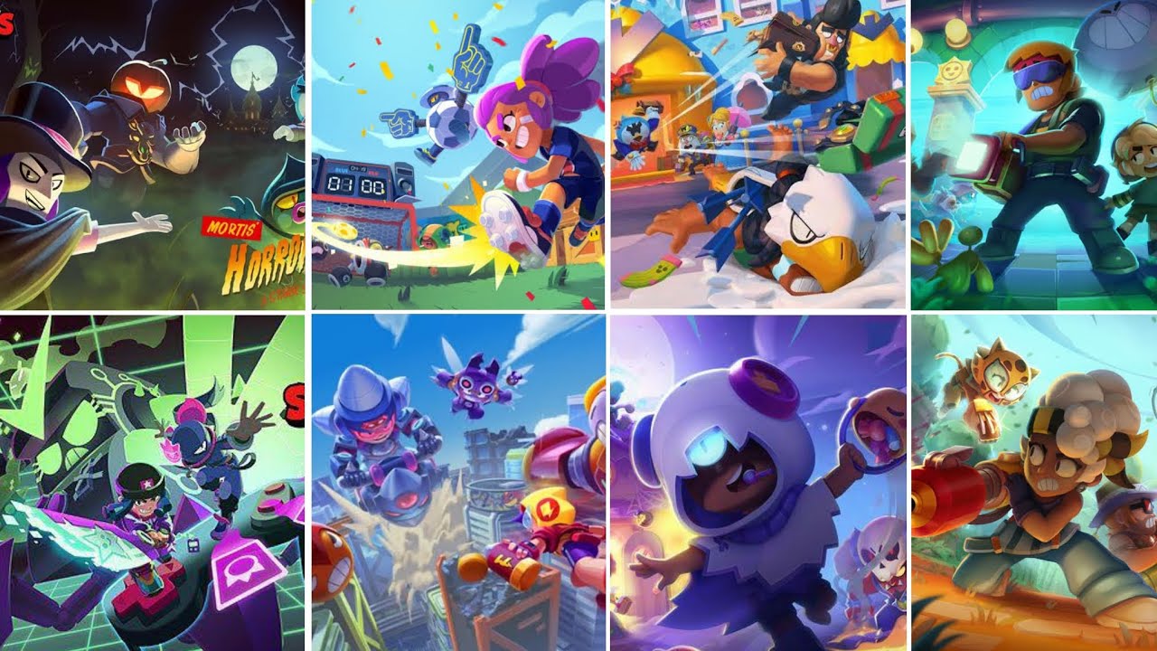Evolucion de la pantalla de carga (2017 - 2023) BRAWL STARS " NOSTALGIA ...