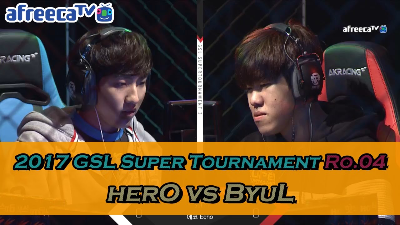 [GSL SuperTournament I] Ro.4 Match1 herO vs ByuL - YouTube