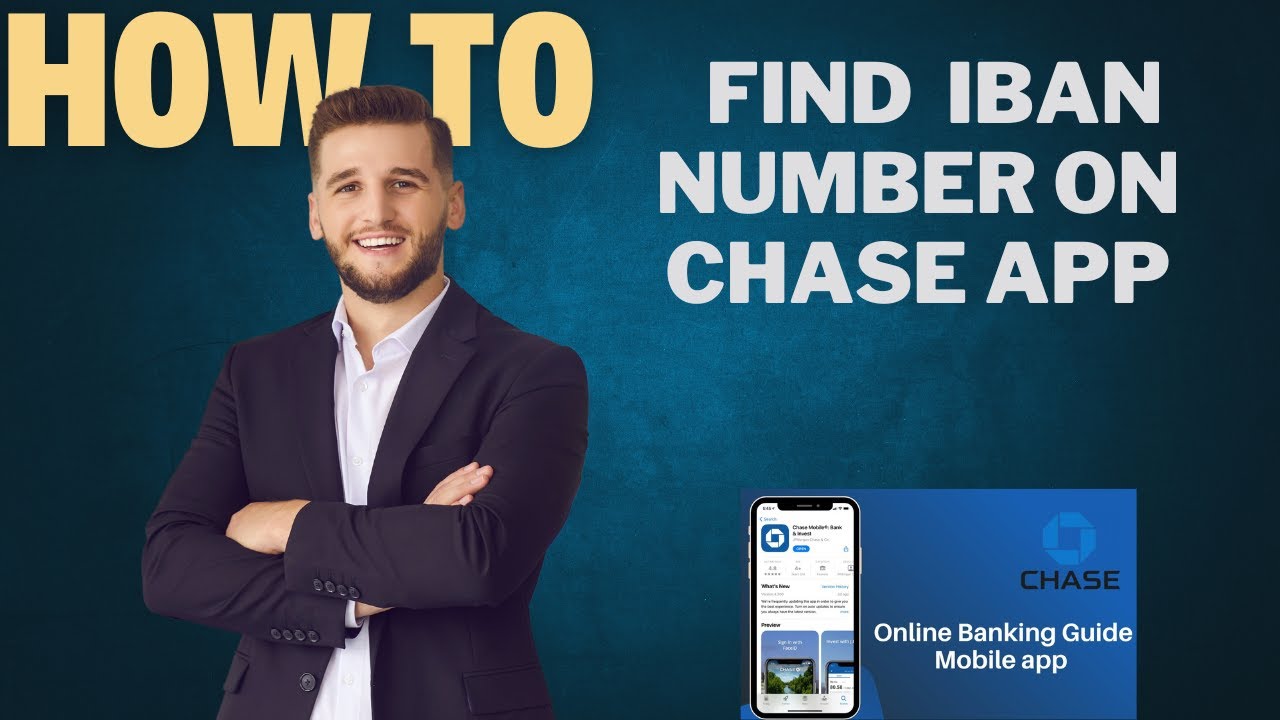 How to find IBAN number on CHASE APP l DOUBLE Z - YouTube