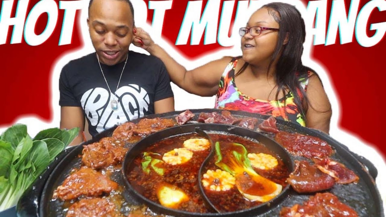 HOT POT SHABU SHABU MUKBANG 먹방 EATING SHOW + ABUSIVE WIFE MUKPRANK ...