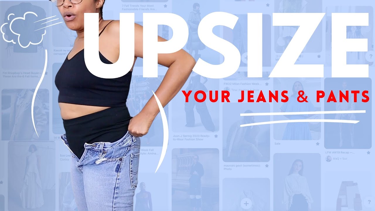 10 Cool DIY Ways to Upsize Too Small Jeans and Pants! - YouTube