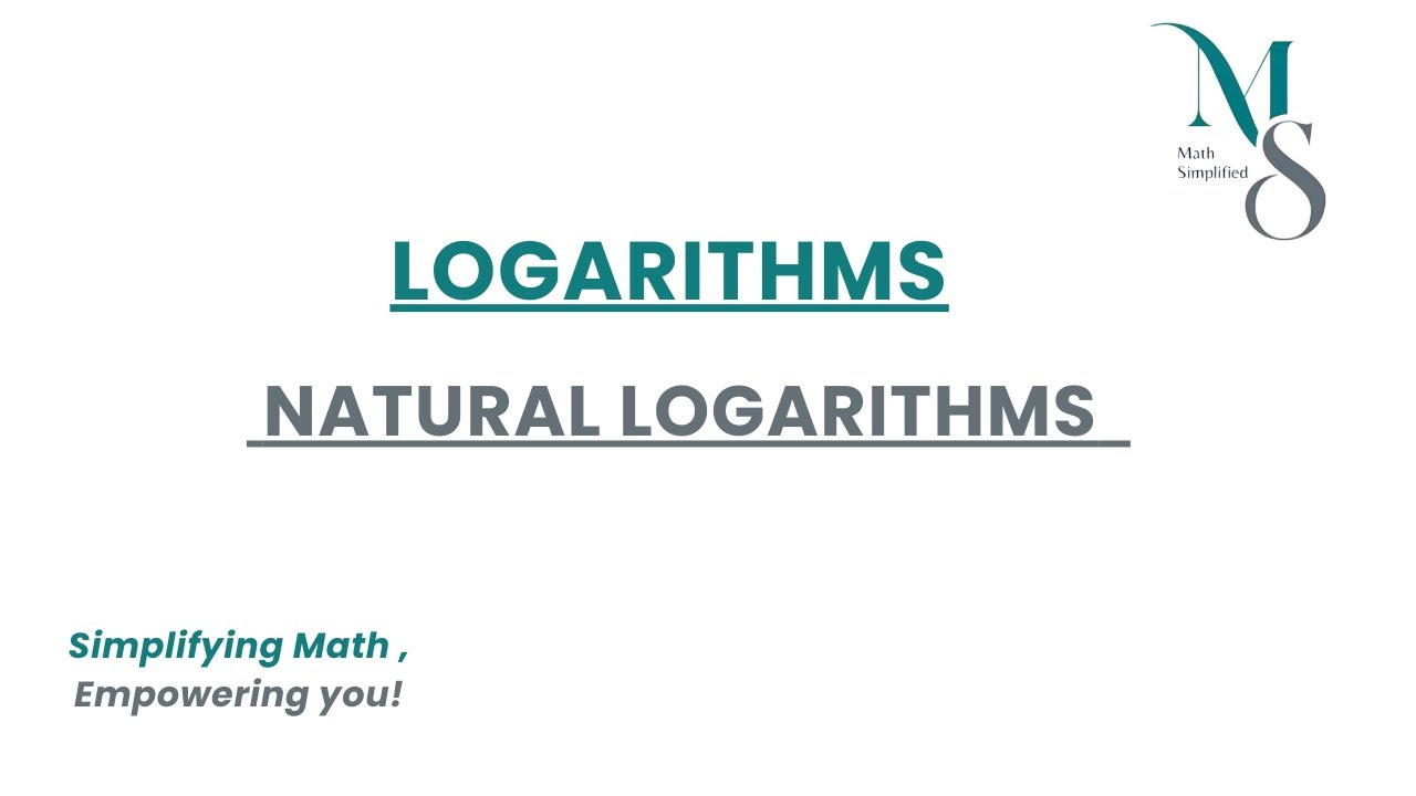 Master Natural Logarithms (ln x) in Minutes! IGCSE Add Maths 0606 - YouTube