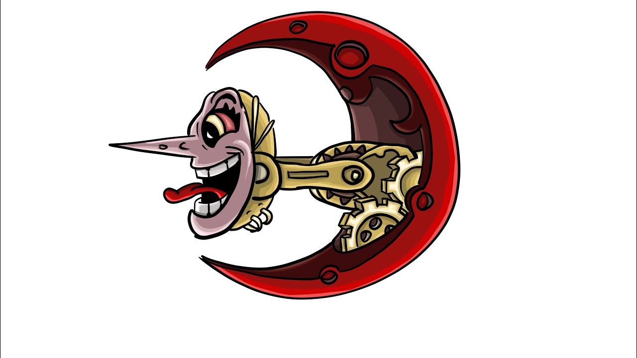 How to Draw Hilda Berg Crescent-Moon (Final Phase) | The Cuphead Show ...