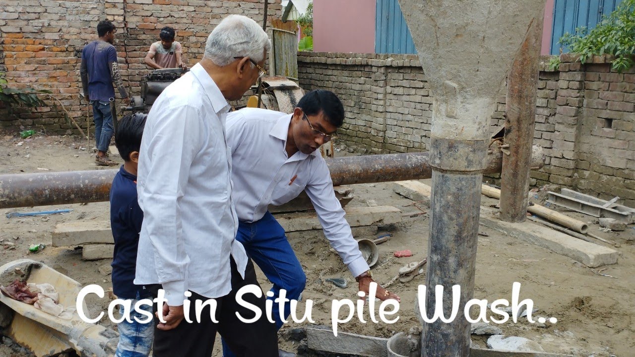 Basic Knowledge Cast in Situ pile Wash.. - YouTube