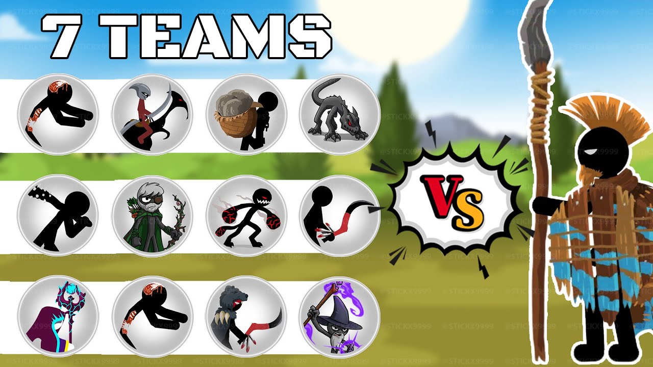 STICK WAR 3 : Can These 7 Teams Beat Spearos Tribal ?⚔️ STICK WAR SAGA ...