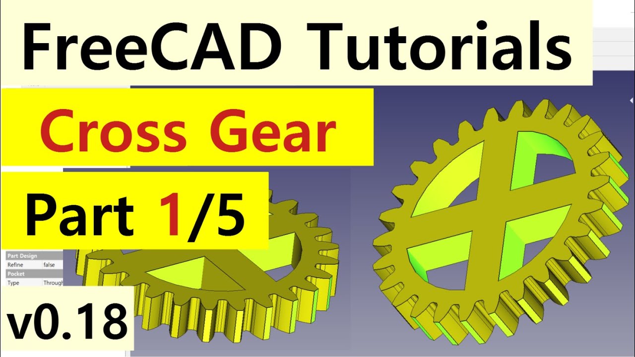 Create Cross Gear (part 1/5) - YouTube