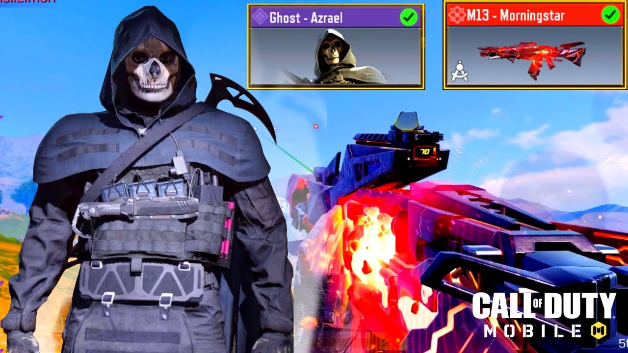 MYTHIC M13 “MORNINGSTAR” + GHOST AZRAEL GAMEPLAY | SOLO VS SQUADS ...