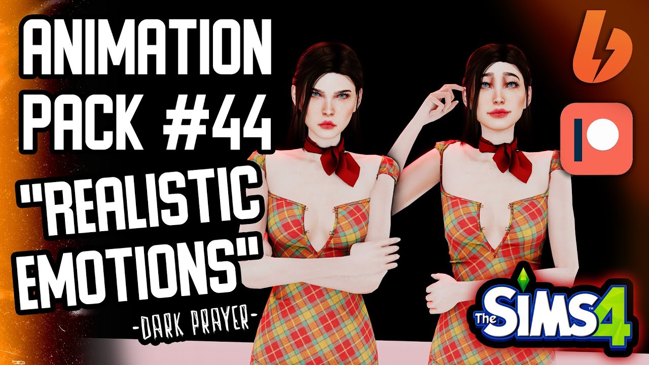 THE SIMS 4 💛ANIMATION PACK #44 "REALISTIC EMOTIONS"💛DOWNLOAD - YouTube