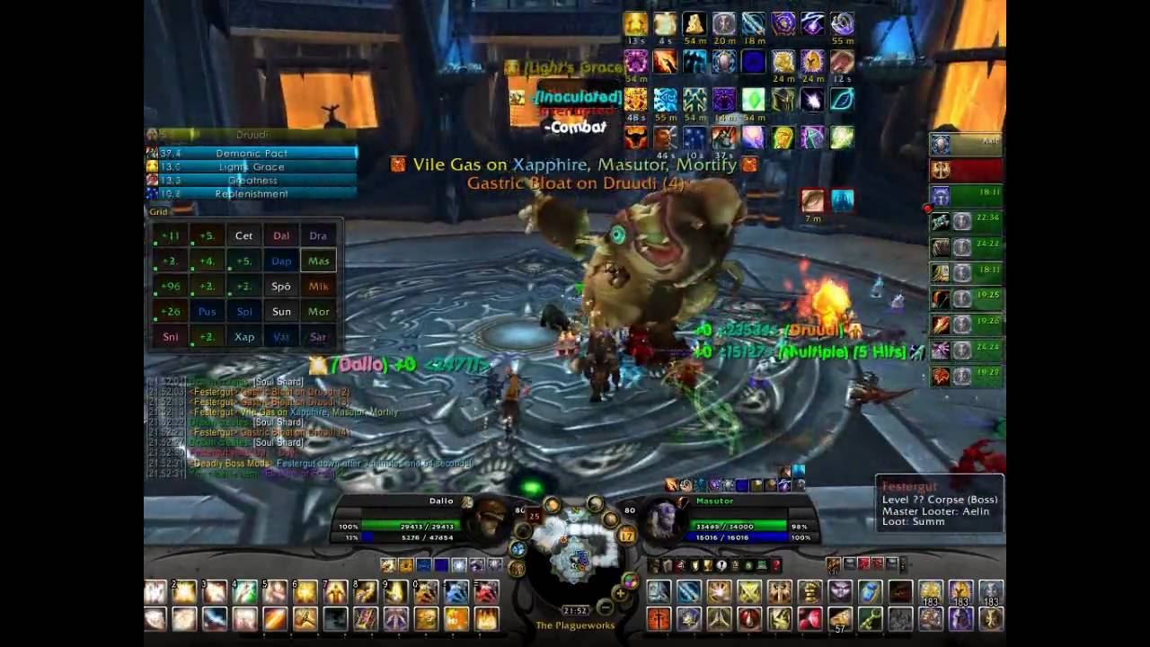 WoW pug clearing ICC 25man HD - YouTube