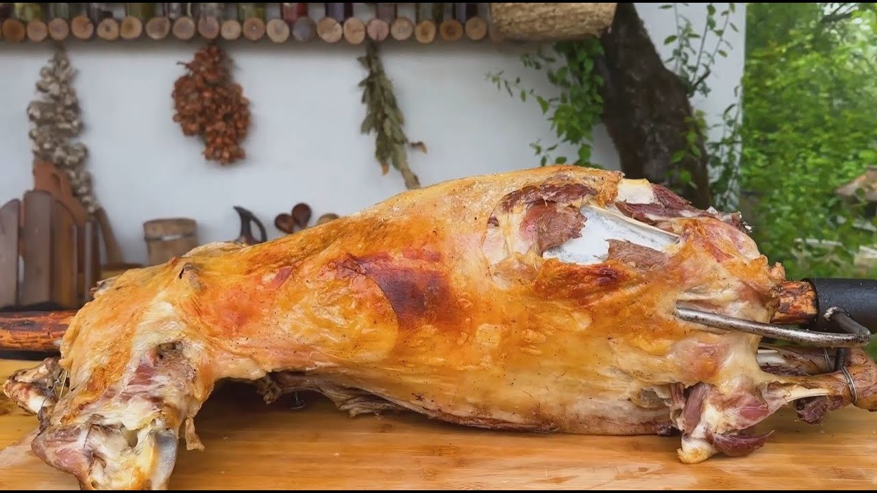 Cooking A Whole goat|outdoorcooking|cooking|food - YouTube