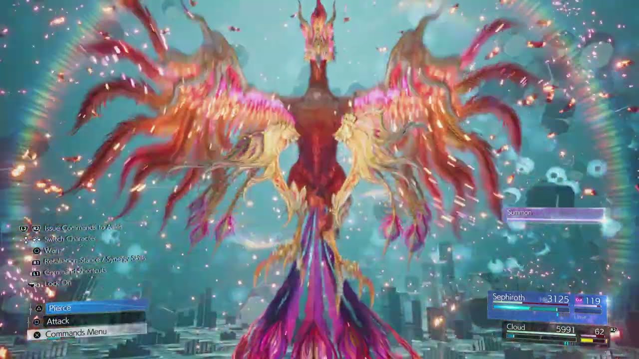 FINAL FANTASY VII phoneix limit cancel - YouTube