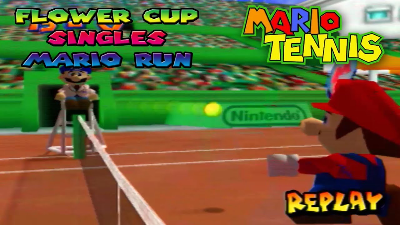 Mario Tennis N64: Mario Flower Cup - YouTube