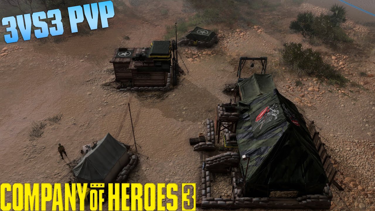3Vs3 PvP | Company of Heroes 3 - YouTube